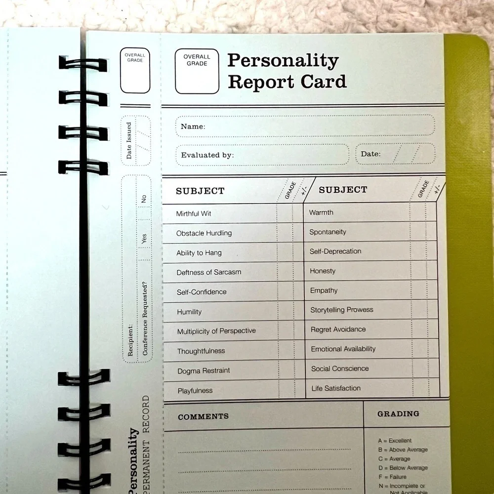 Knock Knock | Office | Knock Knock Report Cards Forms For Real Life ...